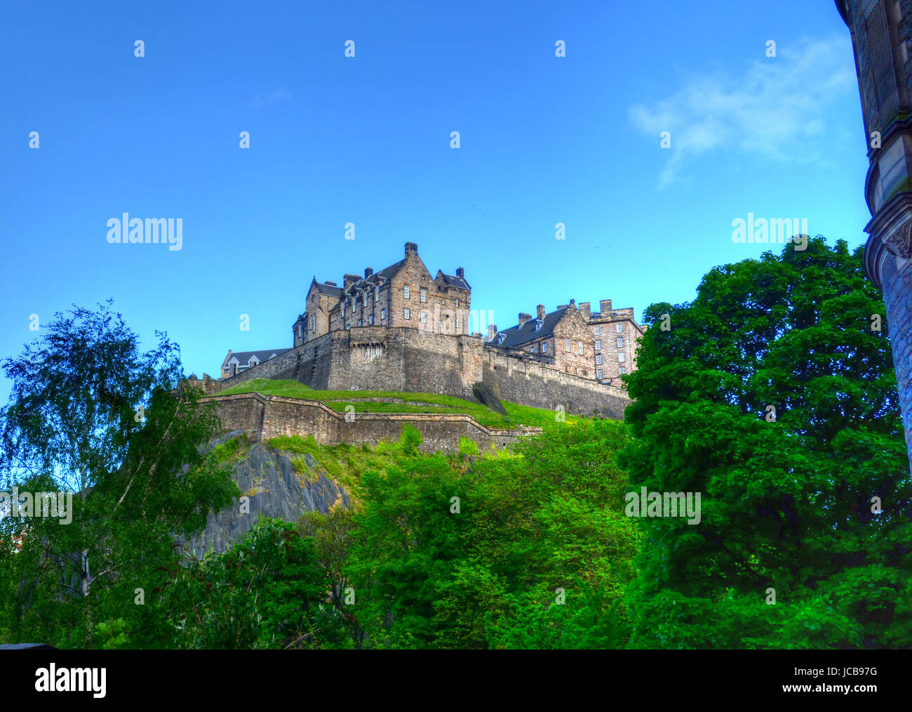 Edinburgh Castle in Edinburgh Scotland Stock Photo - Alamy