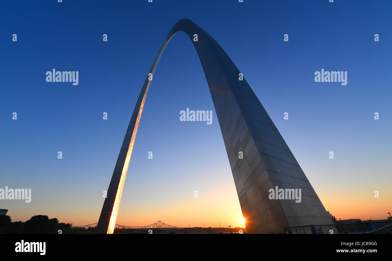 Gateway Arch in St. Louis, Missouri Stock Photo - Alamy
