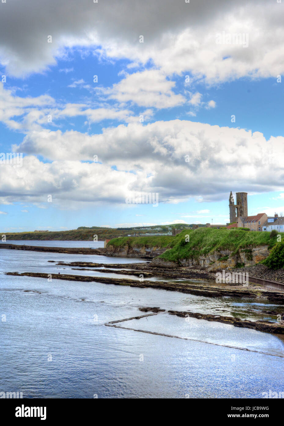 Aerial View of St. Andrews, Scotland Stock Photo - Alamy