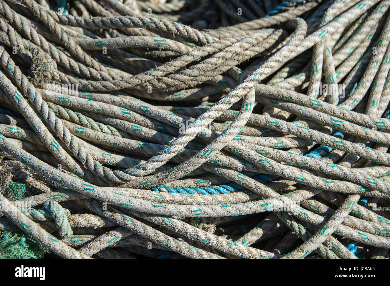 Rope cable pile hi-res stock photography and images - Alamy