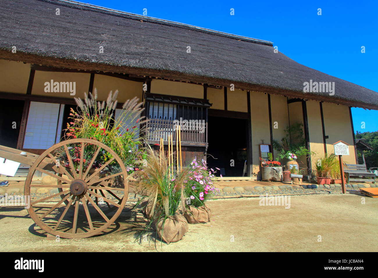 Satoyama Old Farmhouse Park in Musashi-Murayama city Tokyo Japan Stock ...