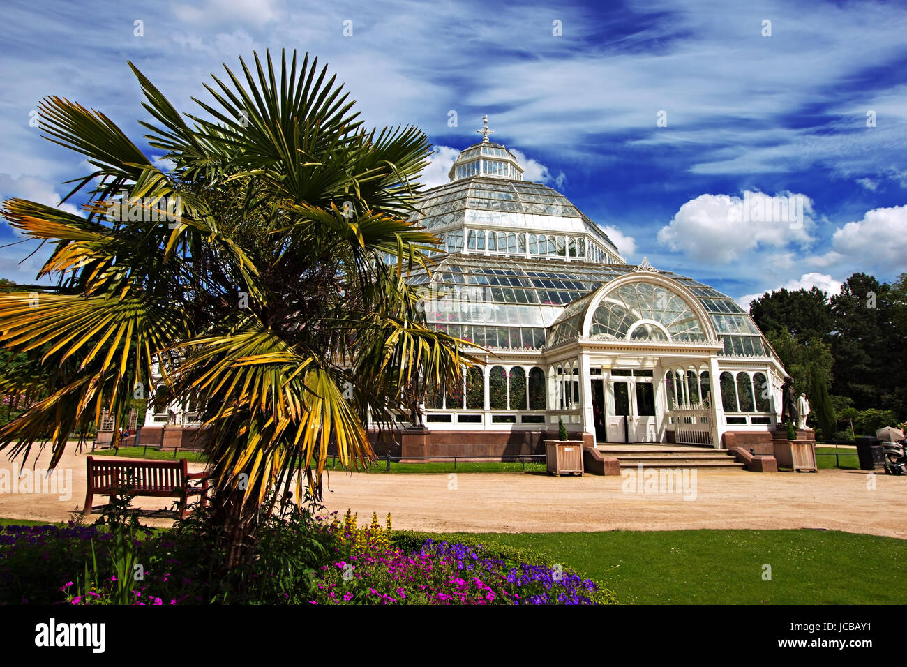 Sefton Park Palm House,Victorian grade 2 listed in Liverpool, England ...