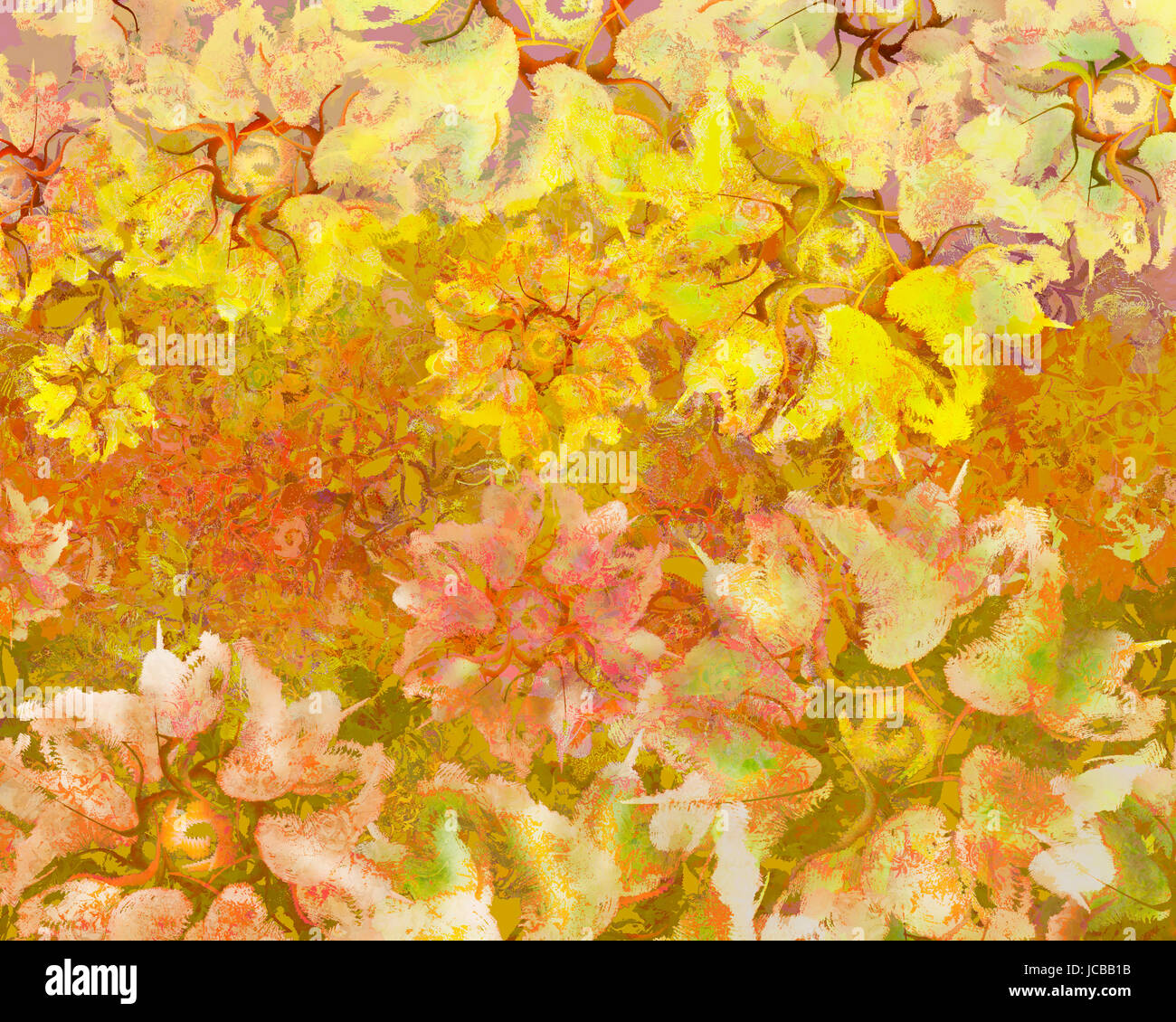 Camellia Hedges Multicolor Bright Stock Photo - Alamy