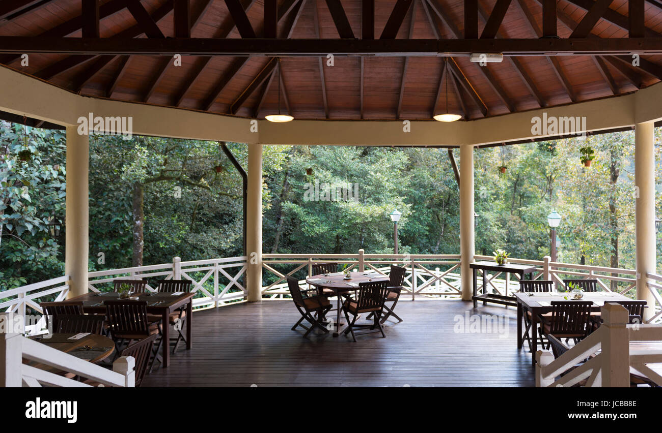 The balcony Restaurant Stock Photo - Alamy
