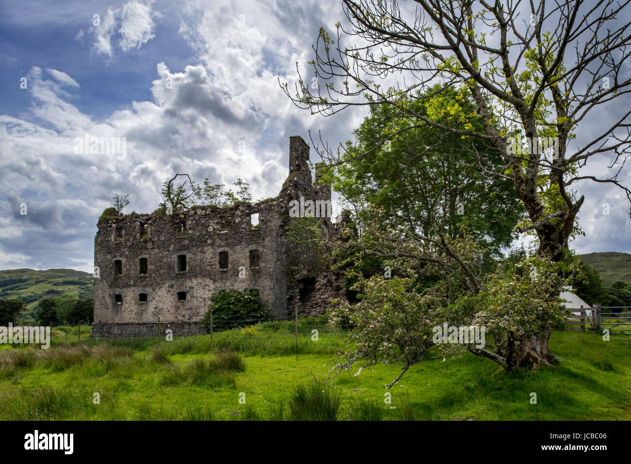 18th century Bernera Barracks near Glenelg, Ross and Cromarty in the ...
