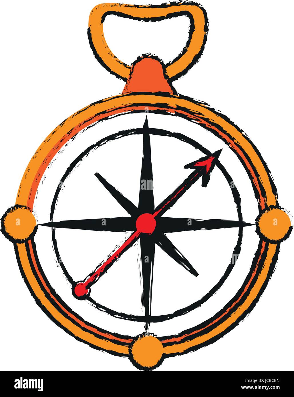 navigation compass icon image Stock Vector Image & Art - Alamy
