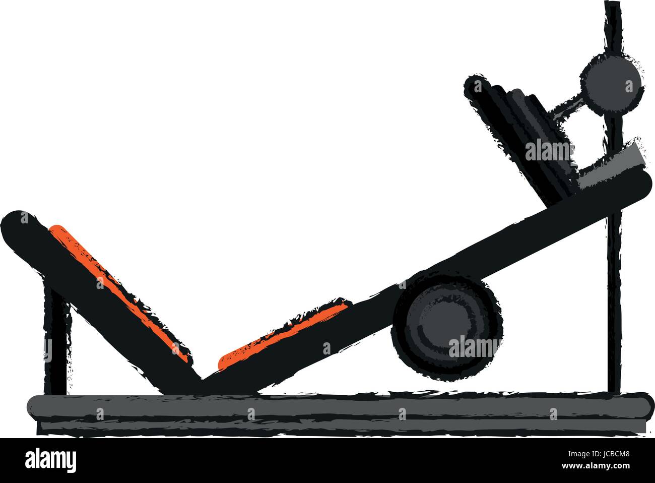 leg press fitness related icon image Stock Vector Image & Art - Alamy