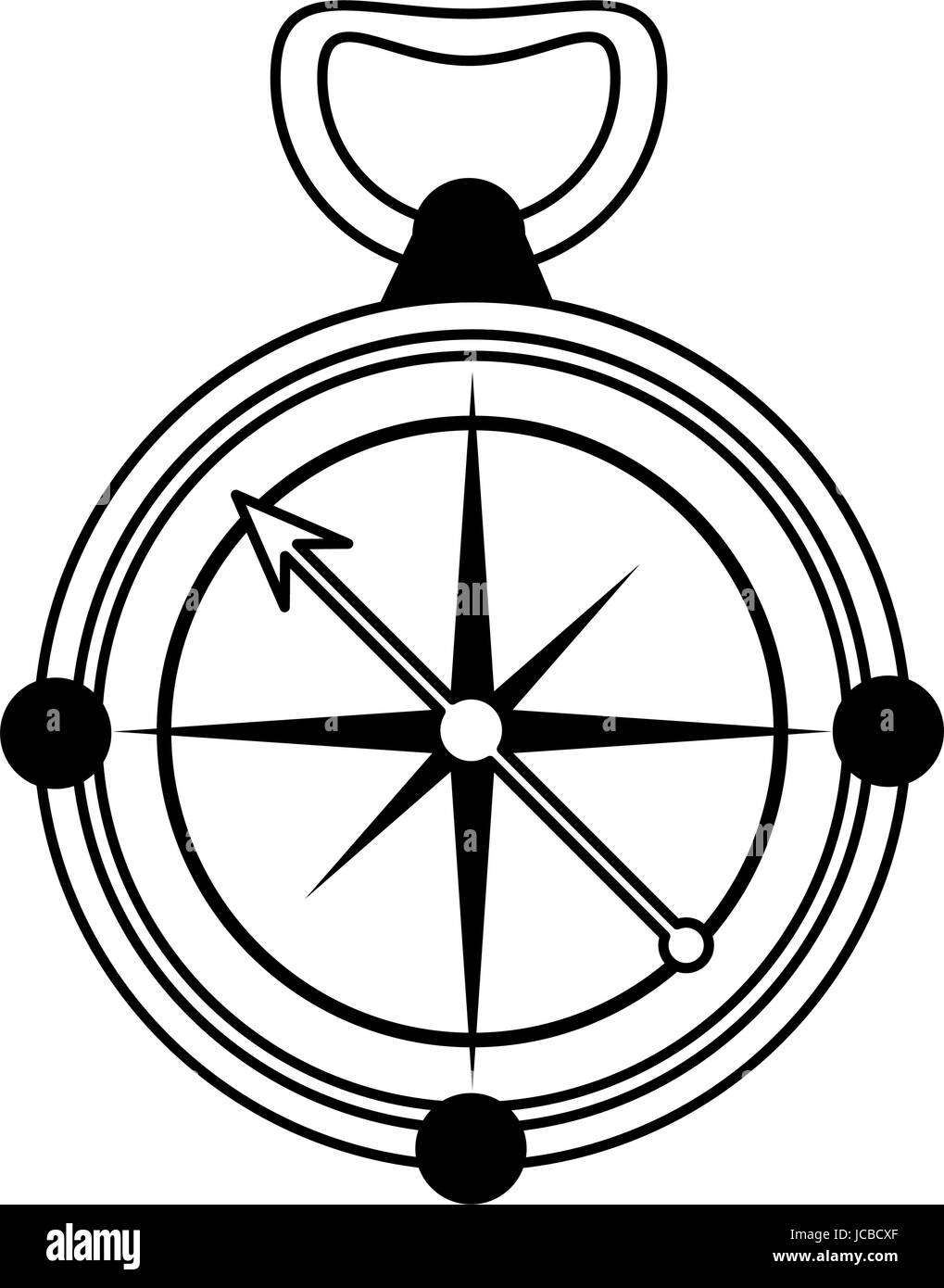 navigation compass icon image Stock Vector Image & Art - Alamy