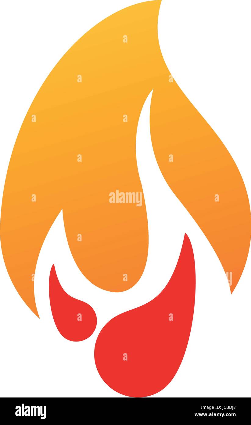 Hot fire flame Stock Vector Image & Art - Alamy