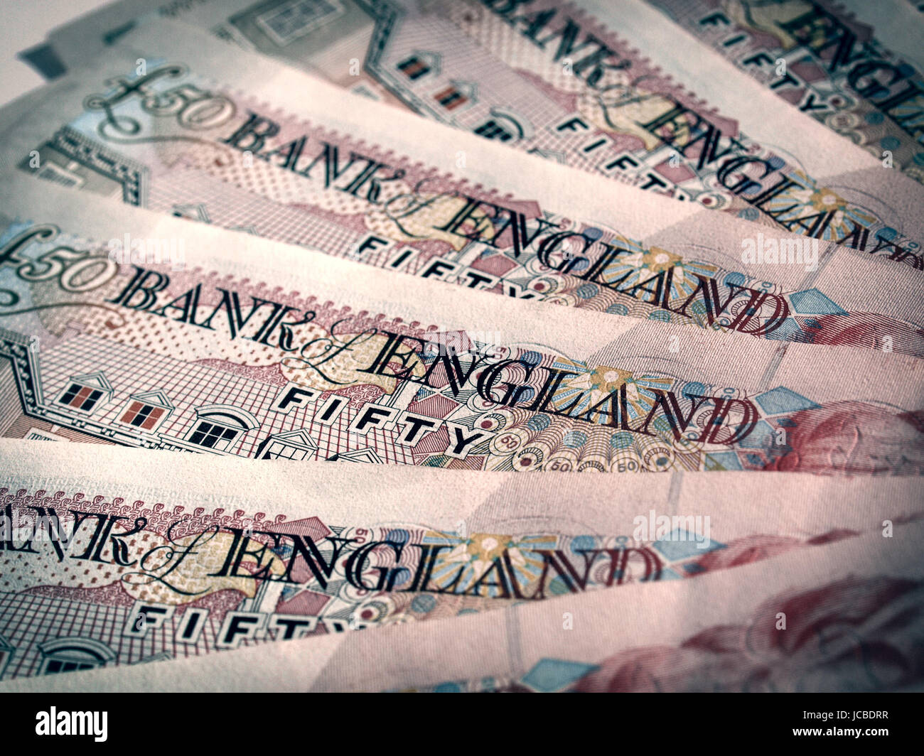 Vintage looking Detail of British Pounds banknotes money Stock Photo ...