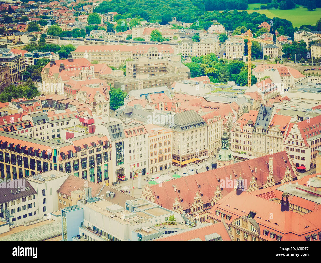 Leipzig market square aerial hi-res stock photography and images - Alamy