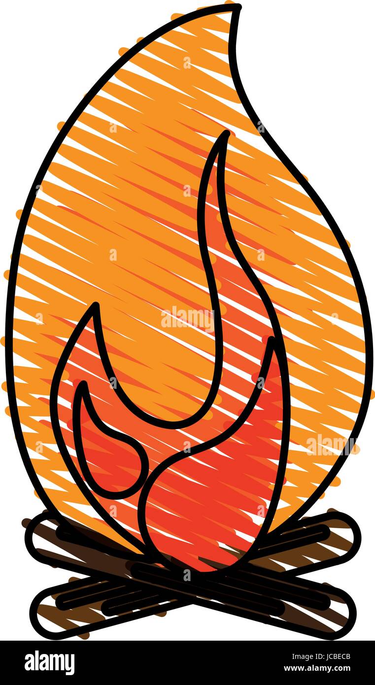 Hot fire flame Stock Vector Image & Art - Alamy