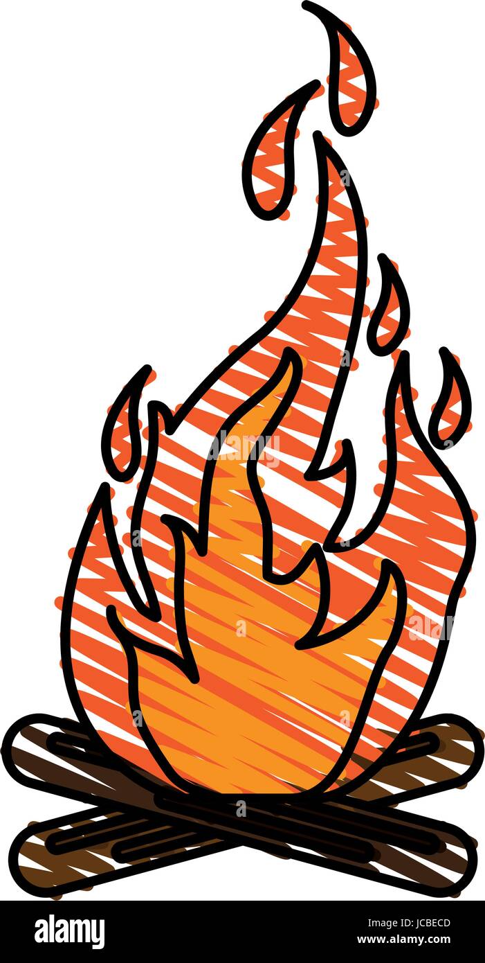 Hot fire flame Stock Vector Image & Art - Alamy
