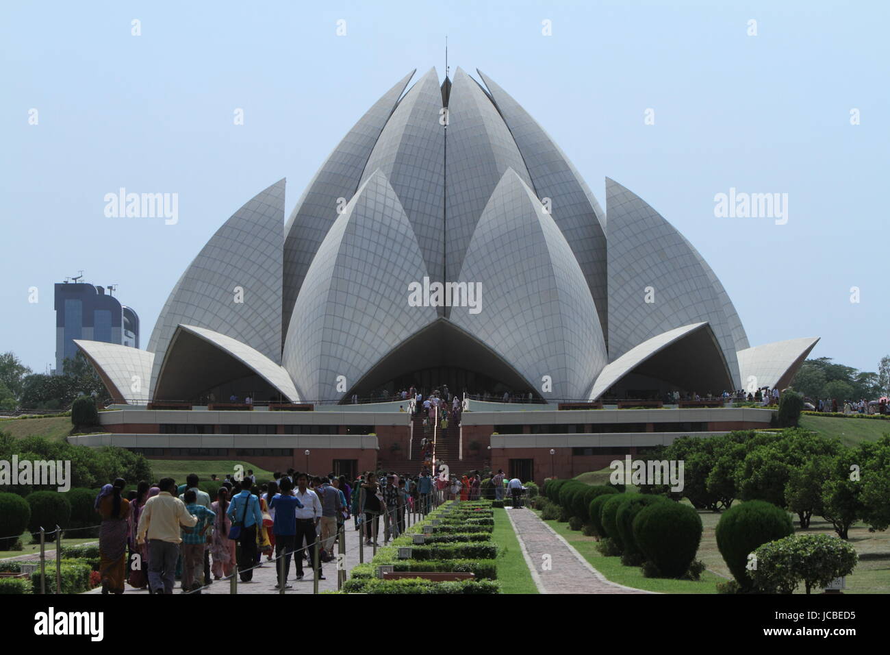 Lotus temple dehli india hi-res stock photography and images - Alamy