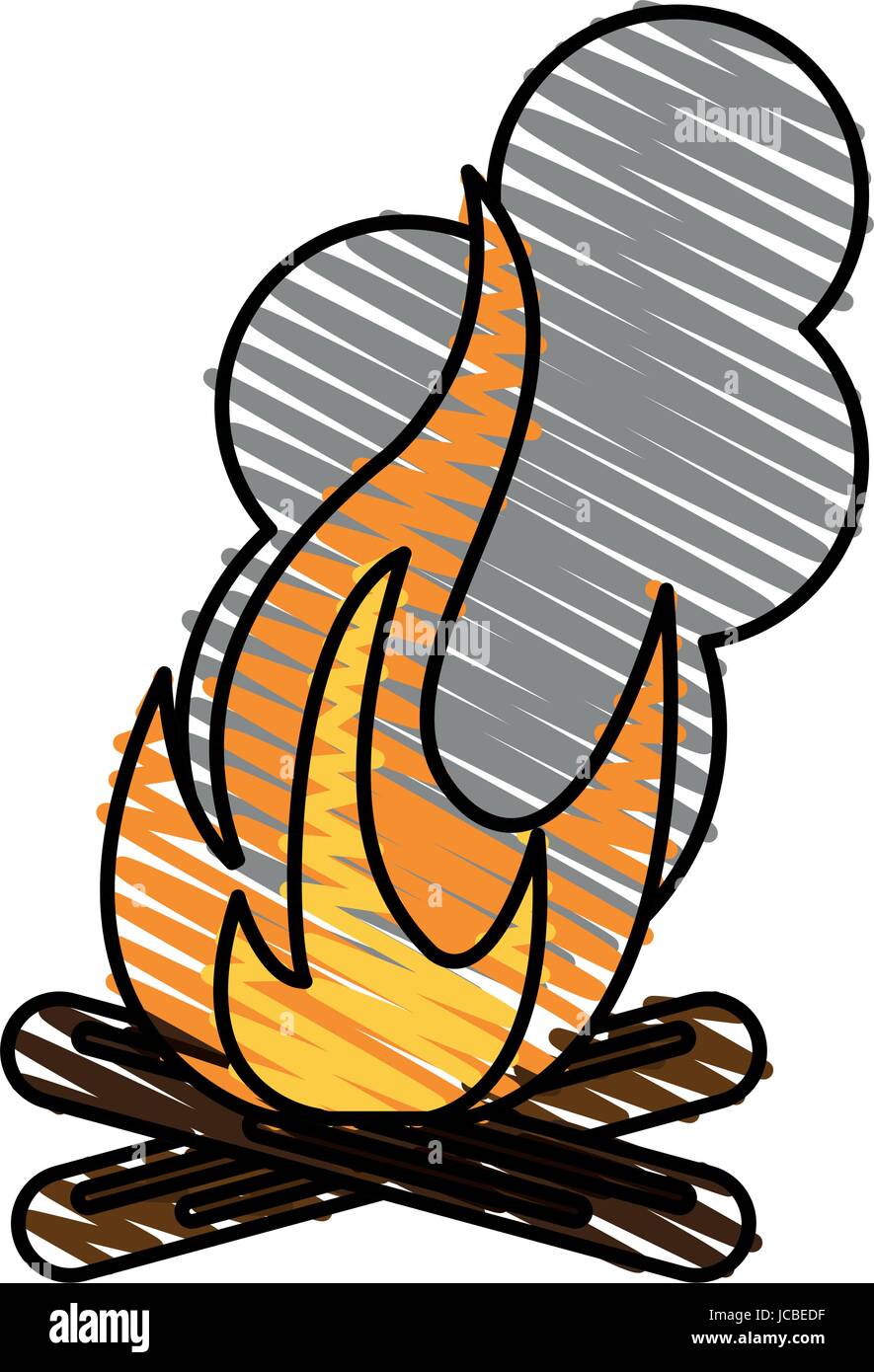 Hot fire flame Stock Vector Image & Art - Alamy