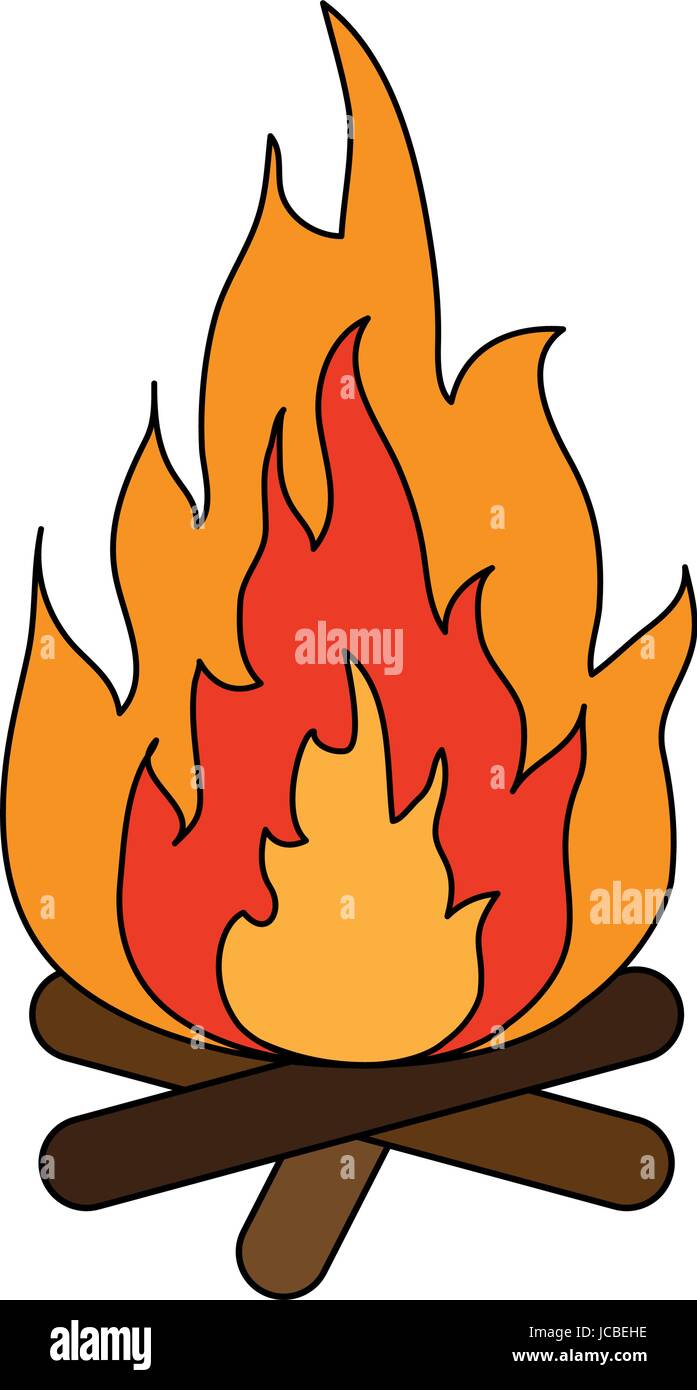 Hot fire flame Stock Vector Image & Art - Alamy