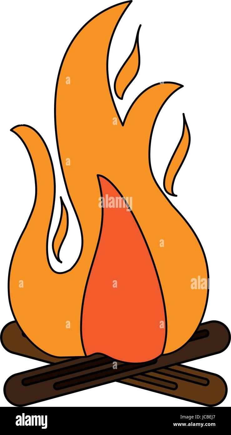 Hot fire flame Stock Vector Image & Art - Alamy