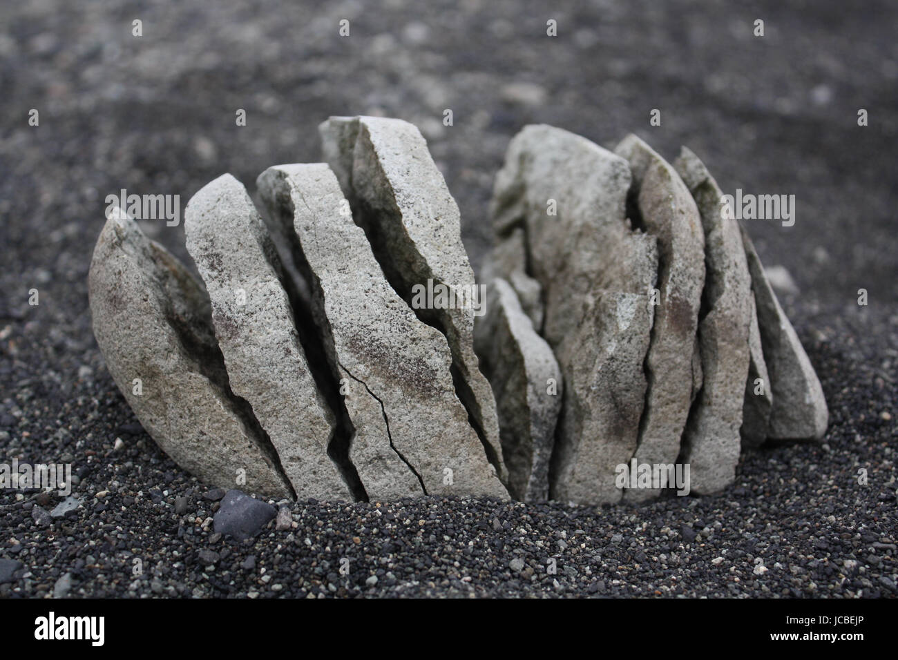 troll bread - by frost and water split stone Stock Photo - Alamy