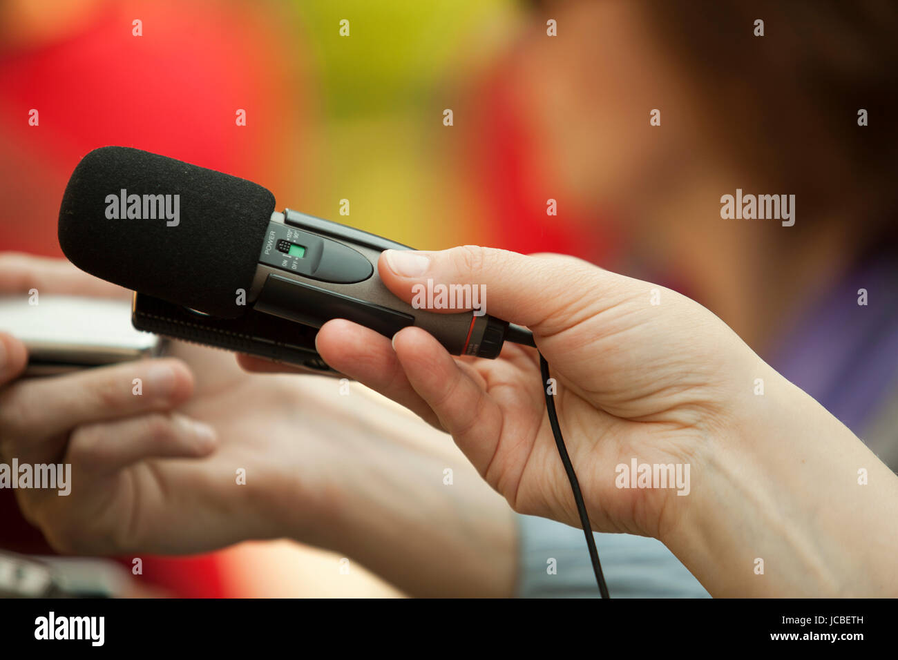 Interview audio recording dictaphone hi-res stock photography and ...