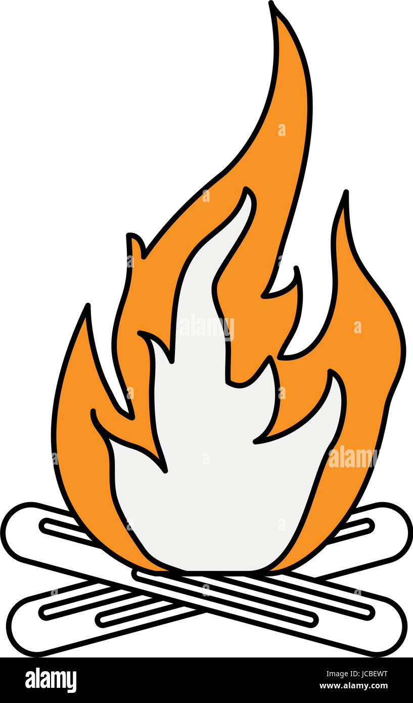 Hot fire flame Stock Vector Image & Art - Alamy