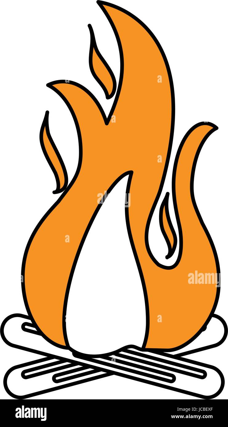 Hot fire flame Stock Vector Image & Art - Alamy