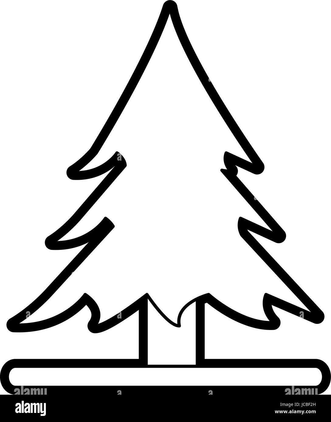 Forest tree wild romantic Stock Vector Images - Alamy