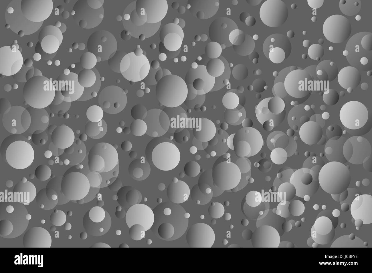 The grey balls on gray background. Balls are placed over the entire ...