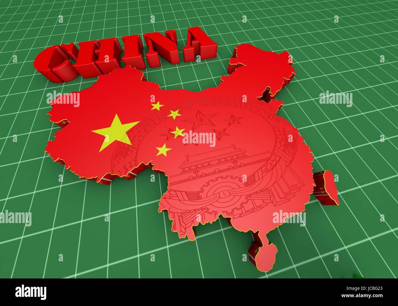 Beijing china maps cartography geography beijing hi-res stock ...