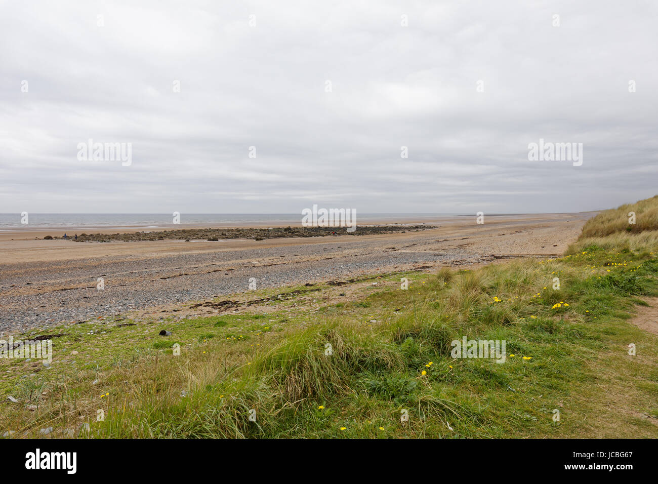 The beach at Seascale, Cumbria Stock Photo - Alamy