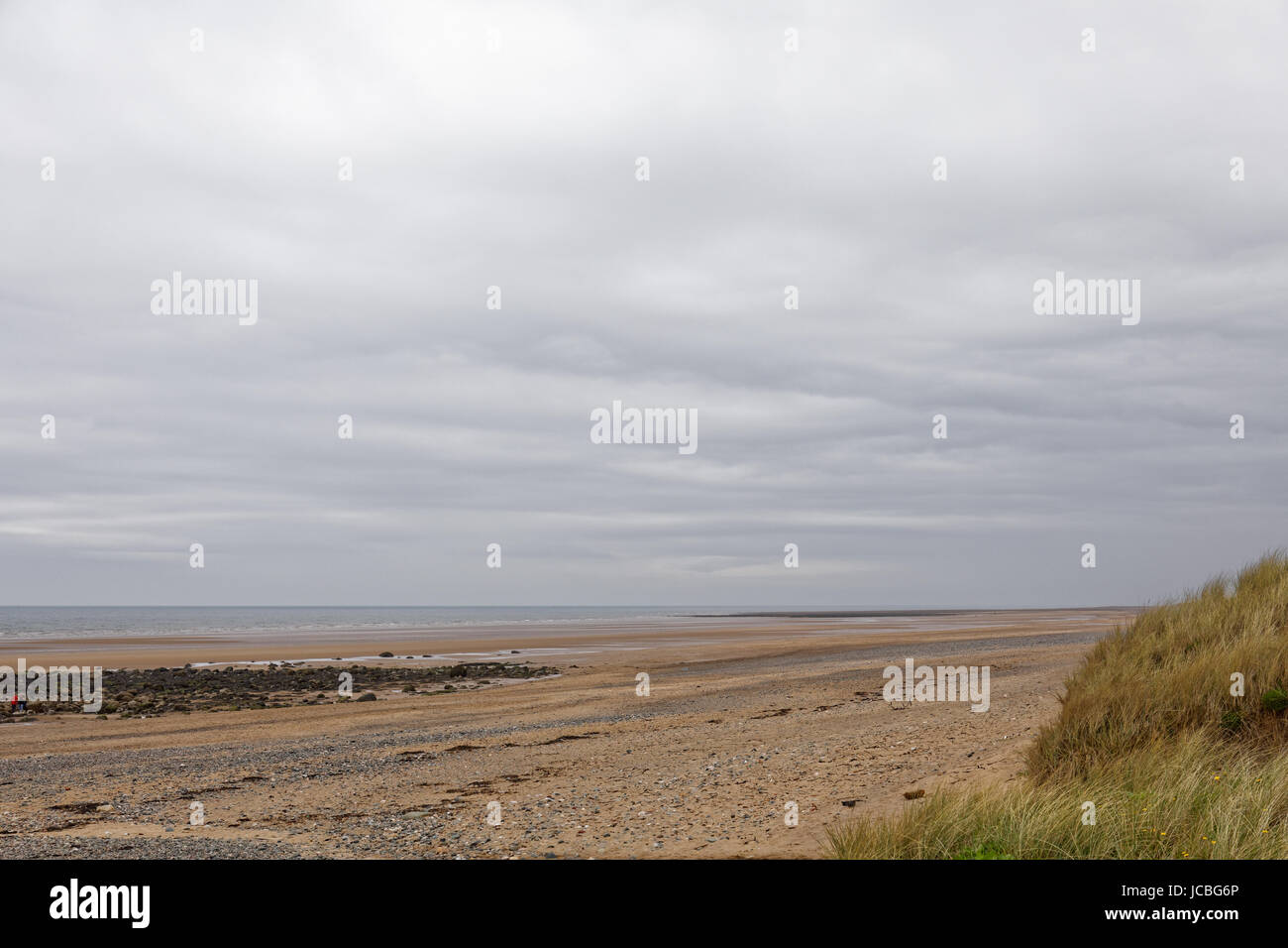 The beach at Seascale, Cumbria Stock Photo - Alamy