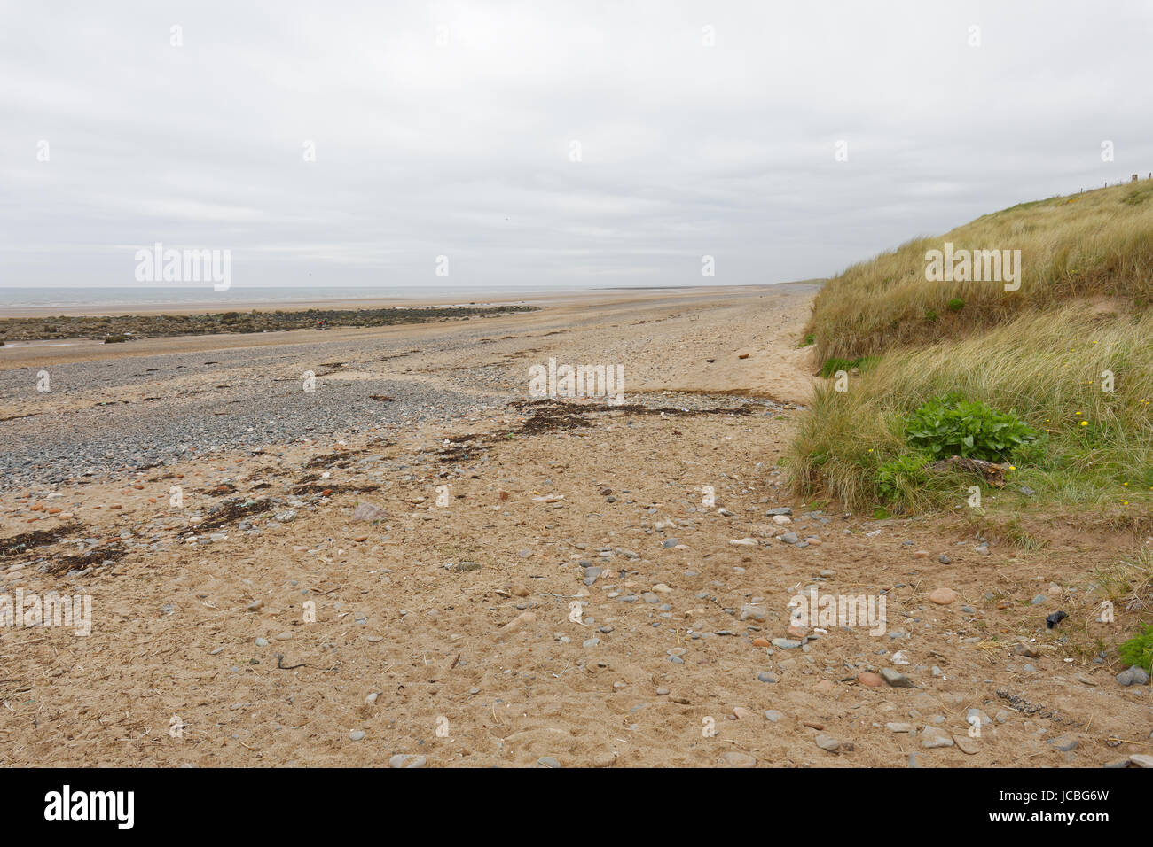 The beach at Seascale, Cumbria Stock Photo - Alamy
