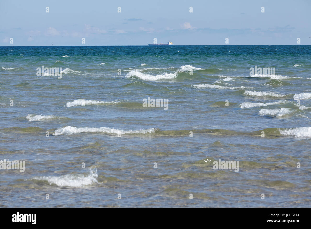 The junction of Skagerrak (North Sea) and Kattegat (Baltic Sea) near ...