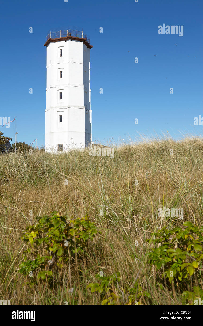The lighthouse Skagen (called White Tower) is the former lighthouse to ...