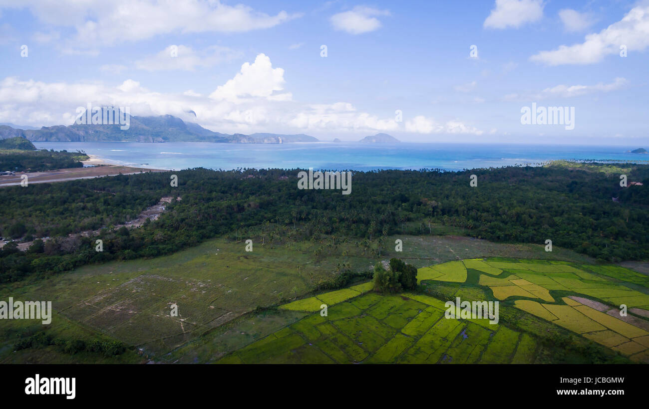 Photos landscape of the Philippine Islands aerial view Stock Photo - Alamy