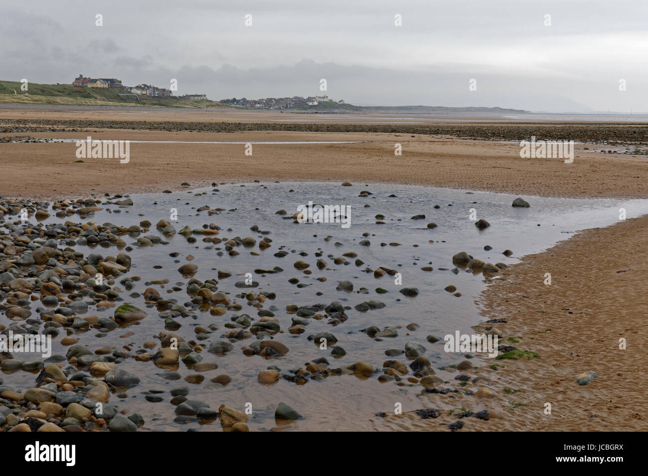 The beach at Seascale, Cumbria Stock Photo - Alamy