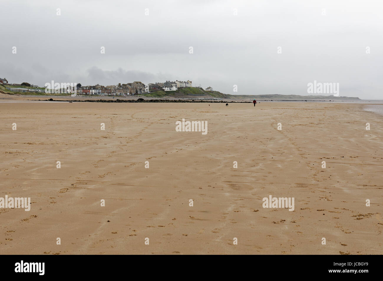 The village beach at Seascale, Cumbria Stock Photo - Alamy