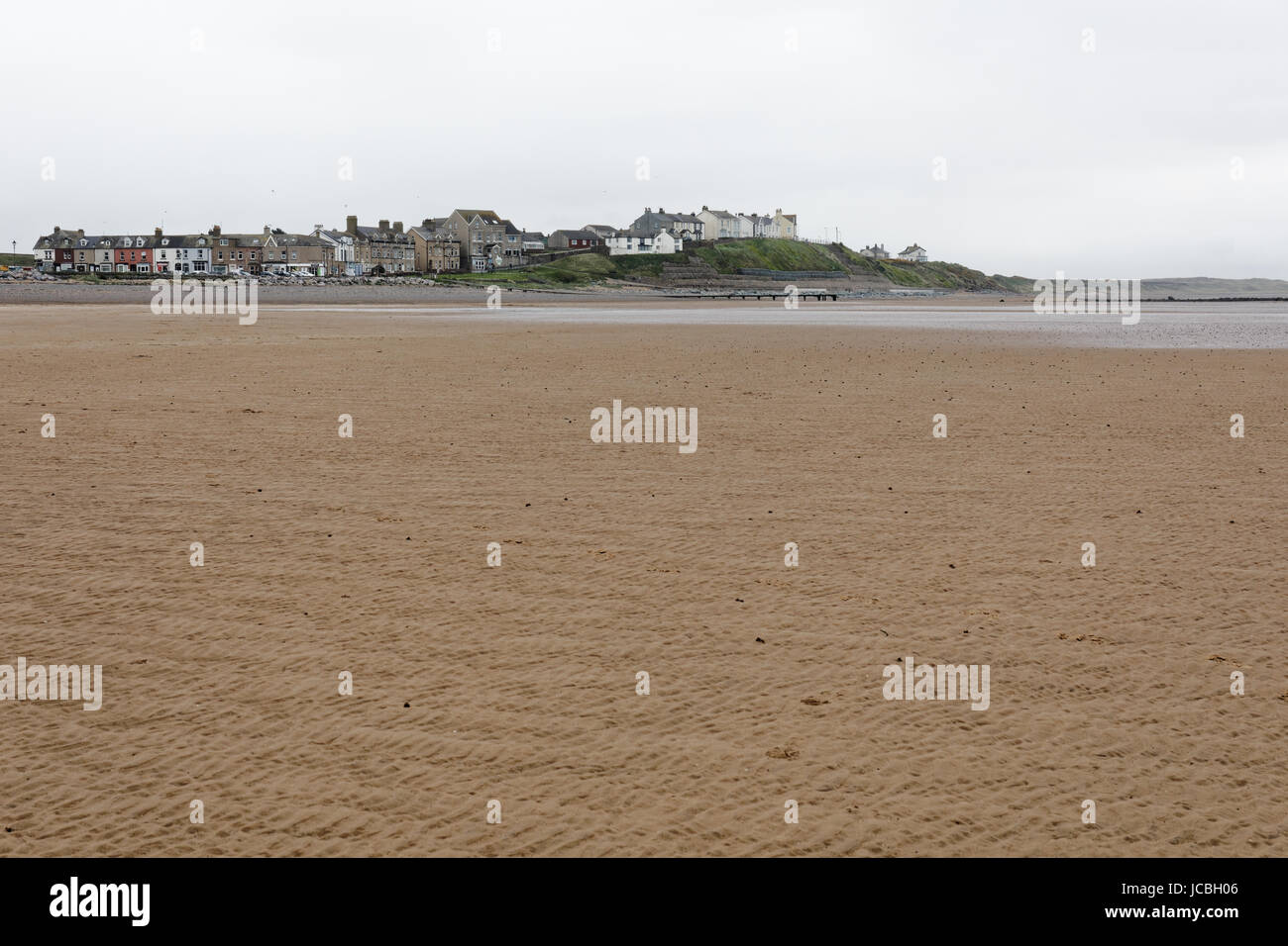 The village beach at Seascale, Cumbria Stock Photo - Alamy