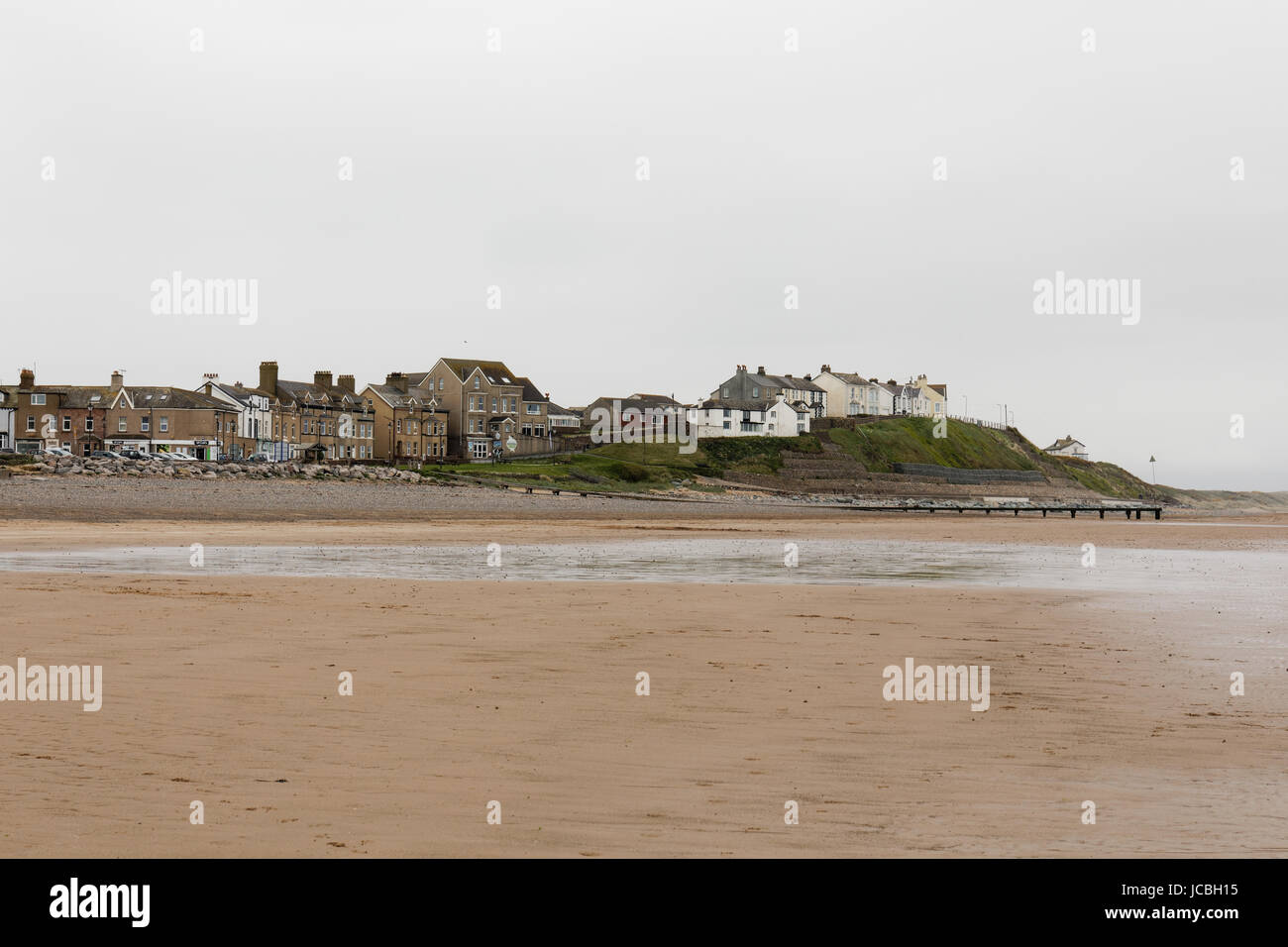 The village beach at Seascale, Cumbria Stock Photo - Alamy
