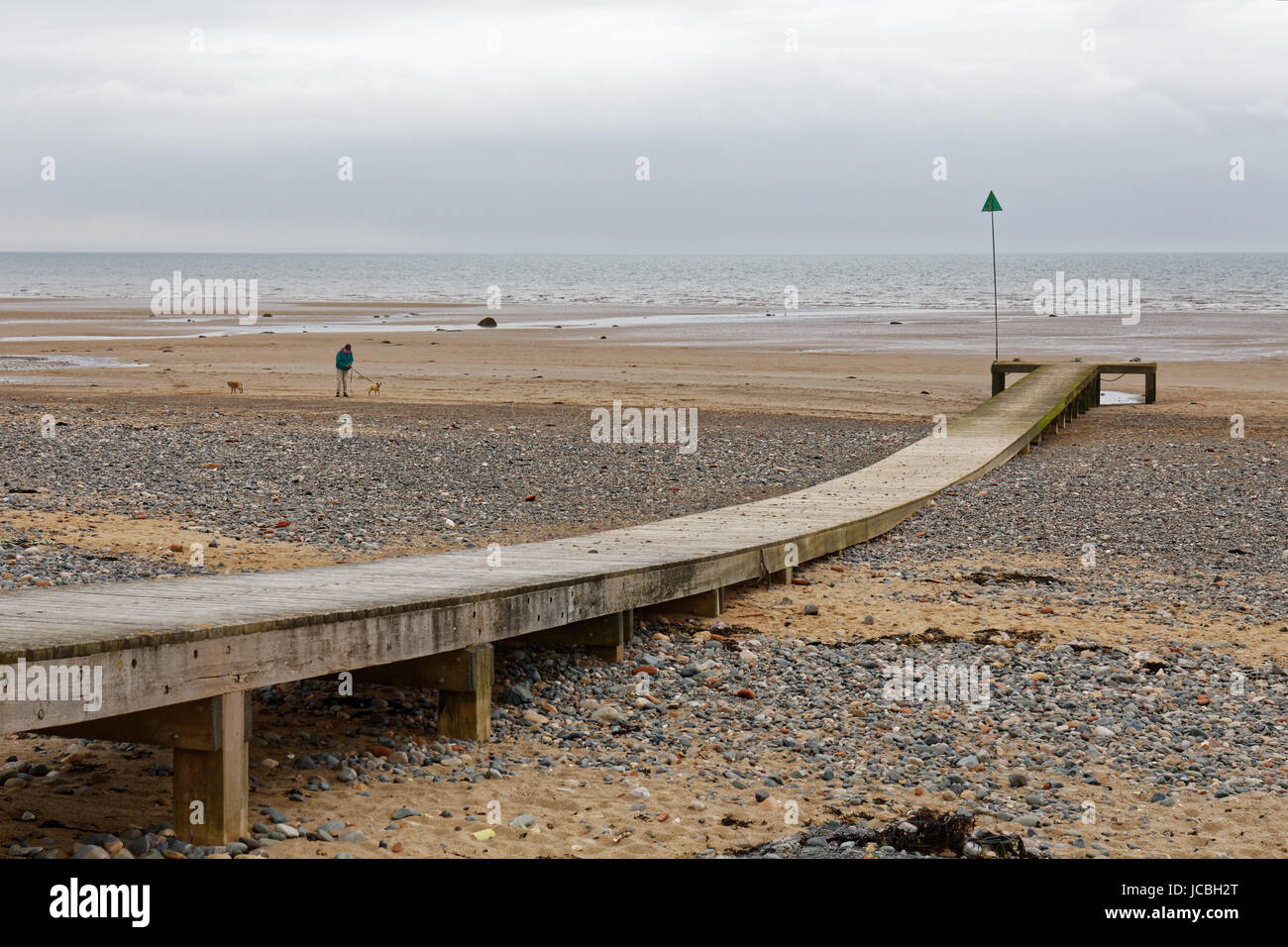 The jetty on the beach at Seascale, Cumbria Stock Photo - Alamy