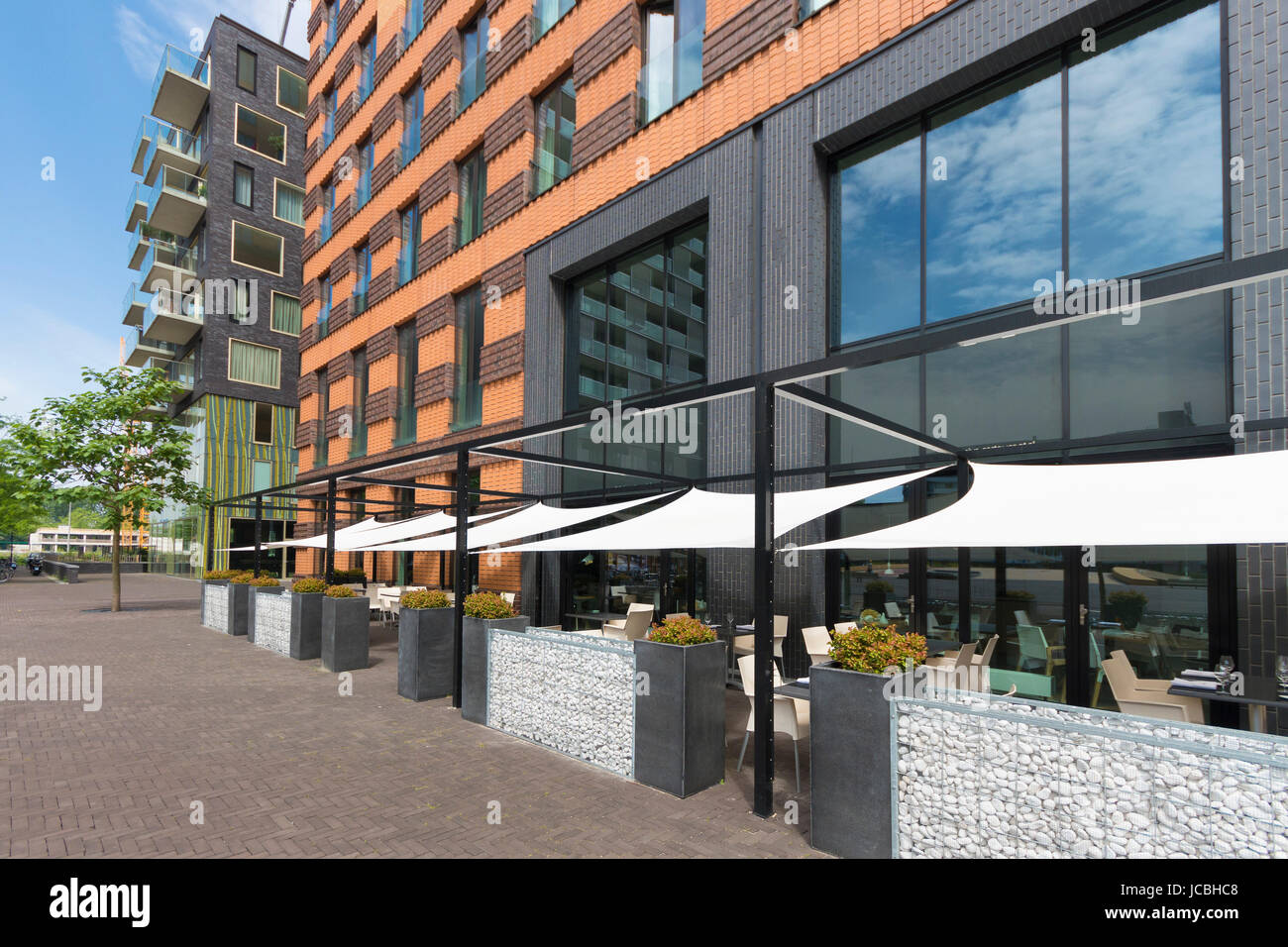luxurious outdoor terrace in amsterdam, netherlands Stock Photo - Alamy