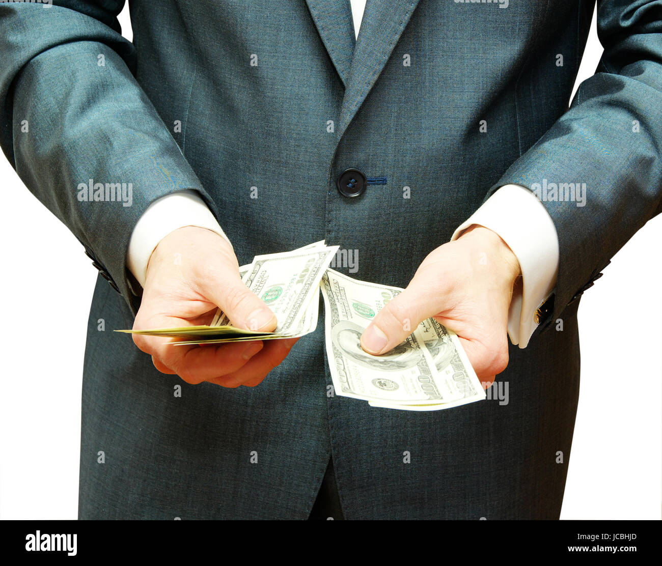 Hand with money isolated on white background Stock Photo - Alamy