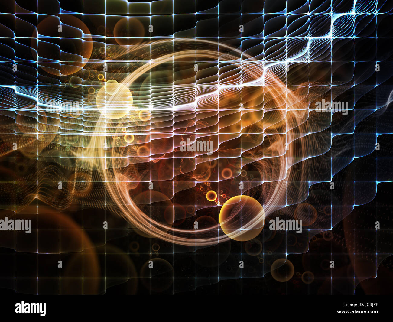 Geometry of Space series. Arrangement of conceptual grids, curves and ...