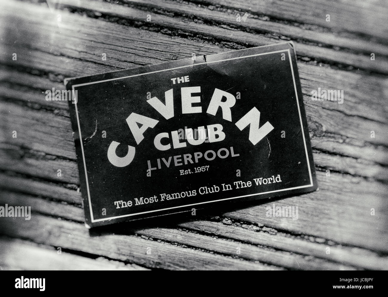 A Flyer for The Cavern Club on Matthew Street, Liverpool, England, Made ...