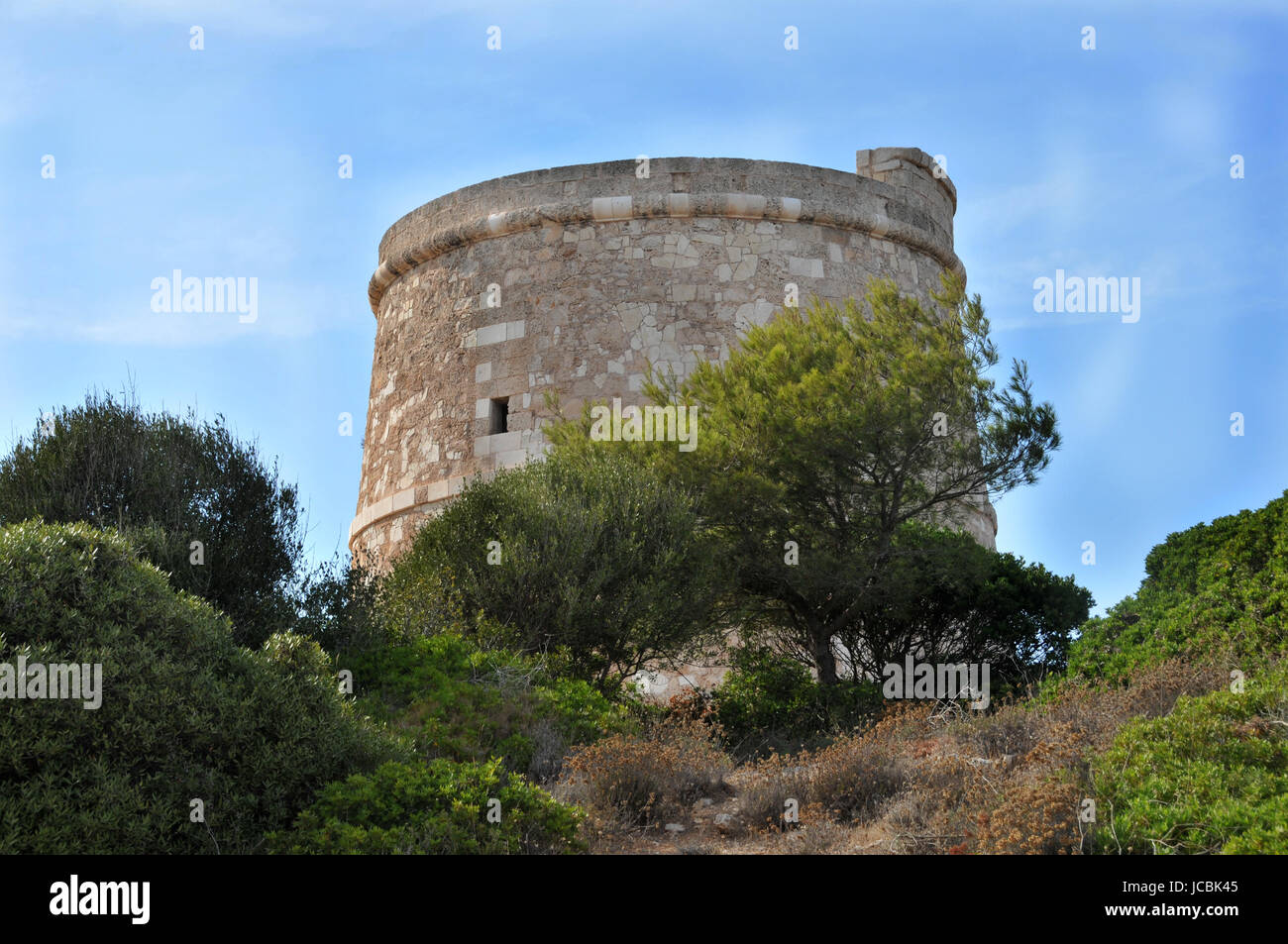 watchtower on menorca Stock Photo - Alamy