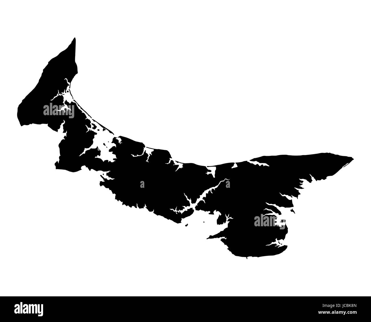 Prince edward island karte Black and White Stock Photos & Images - Alamy