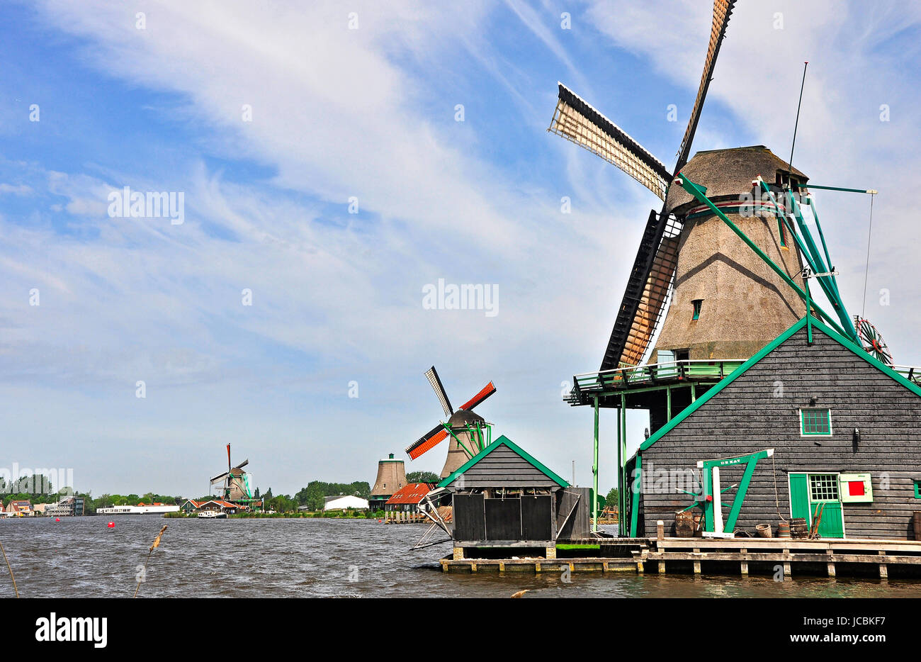 Dutch windmill houses hi-res stock photography and images - Alamy