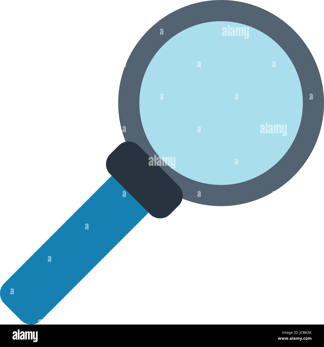 Magnifying glass looking for objects Stock Vector Image & Art - Alamy