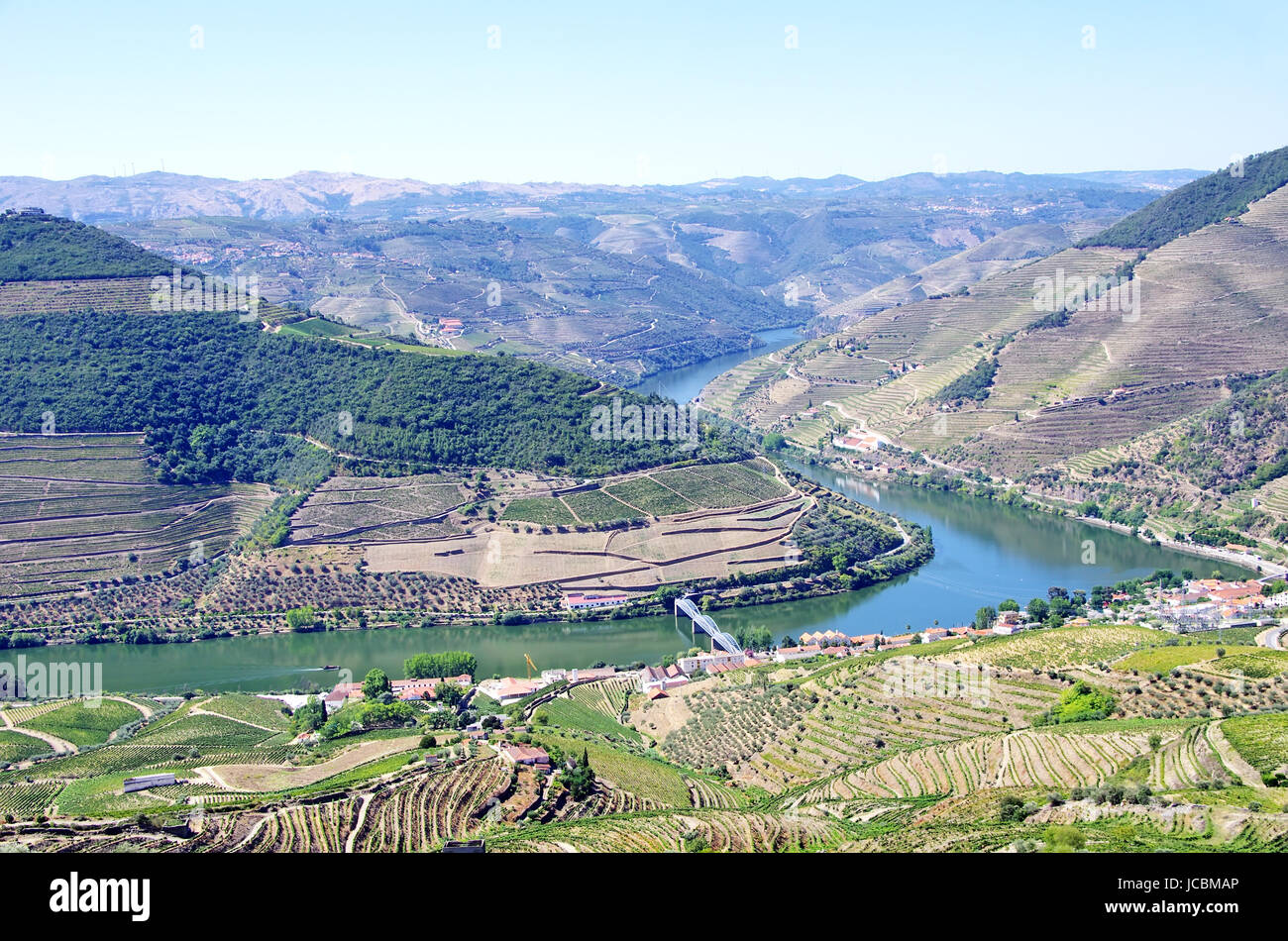 Landscape of Douro vineyards, Pinhão, Portugal Stock Photo - Alamy