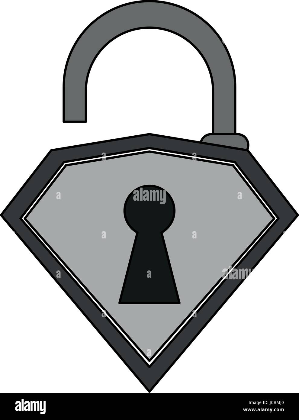 unlocked diamond lock Stock Vector Image & Art - Alamy