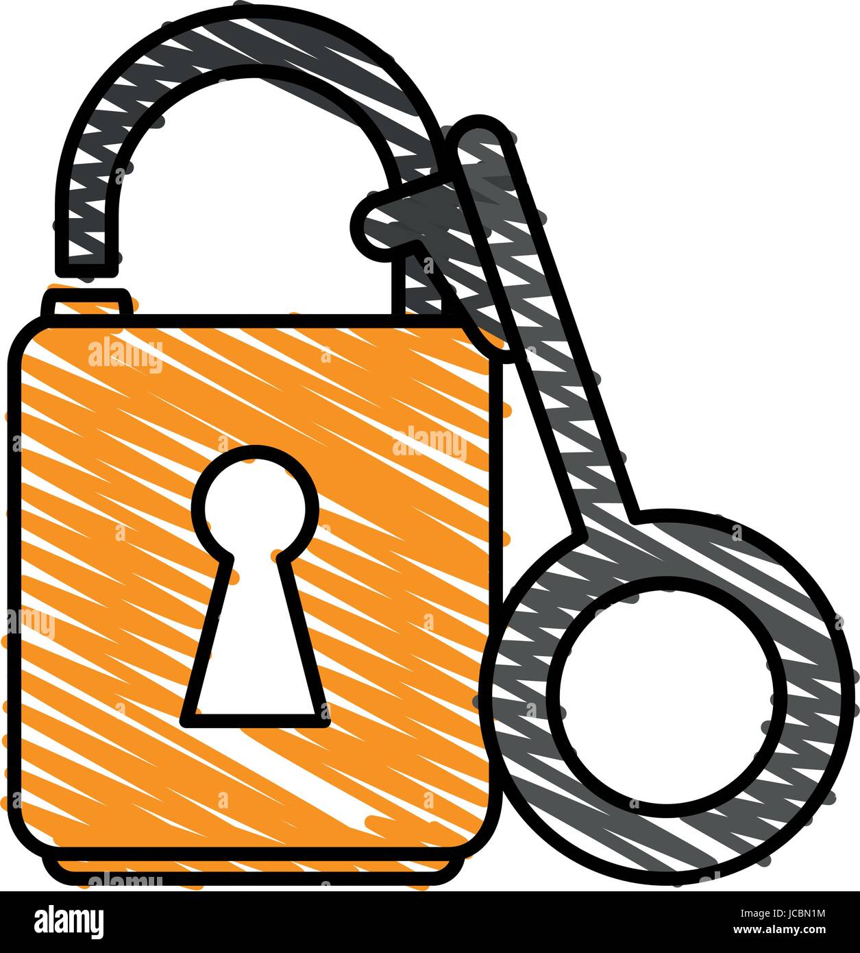 unlocked padlock accessory Stock Vector Image & Art - Alamy